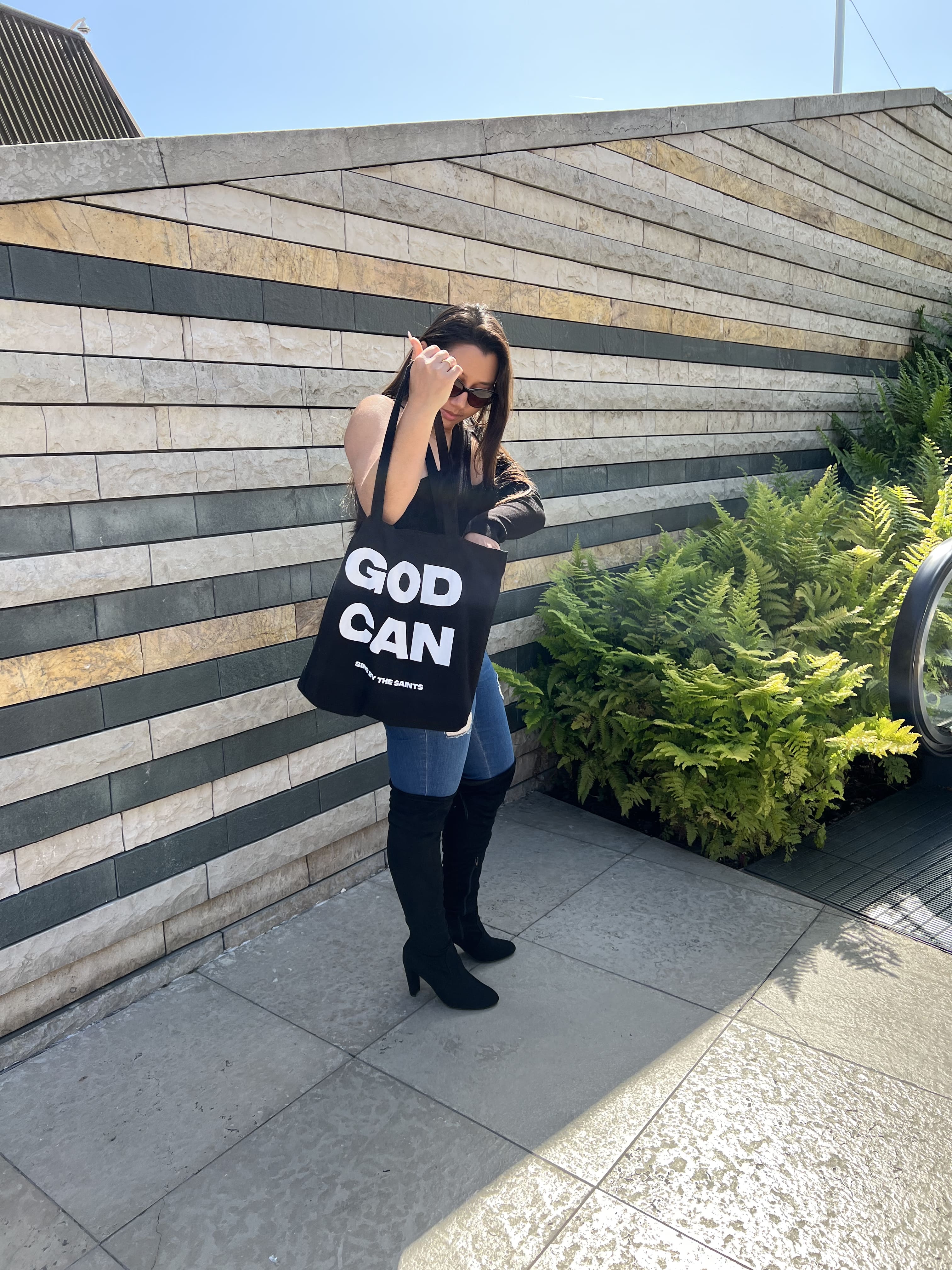 GOD CAN tote bag – SINS BY THE SAINTS